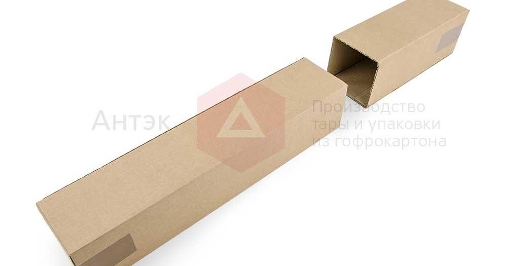 Тубус 0320 FEFCO телескопический из двух четырехклапанных конструкций с ...