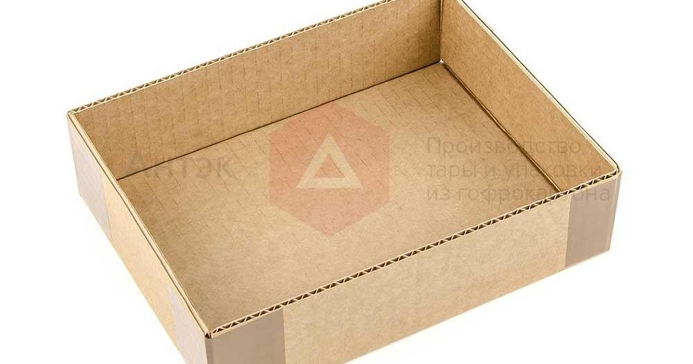 FEFCO 0458 Самосборный лоток с проклейкой по углам