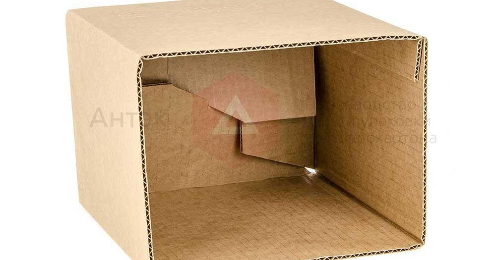 Складная коробка 0700 FEFCO заводской проклейки с открытой горловиной ...