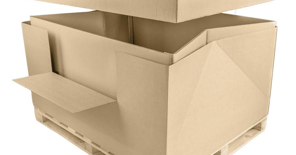 GALIA Pallet box 3G 1450x1140x850 мм П−32BC бурый в Москве: цена ...